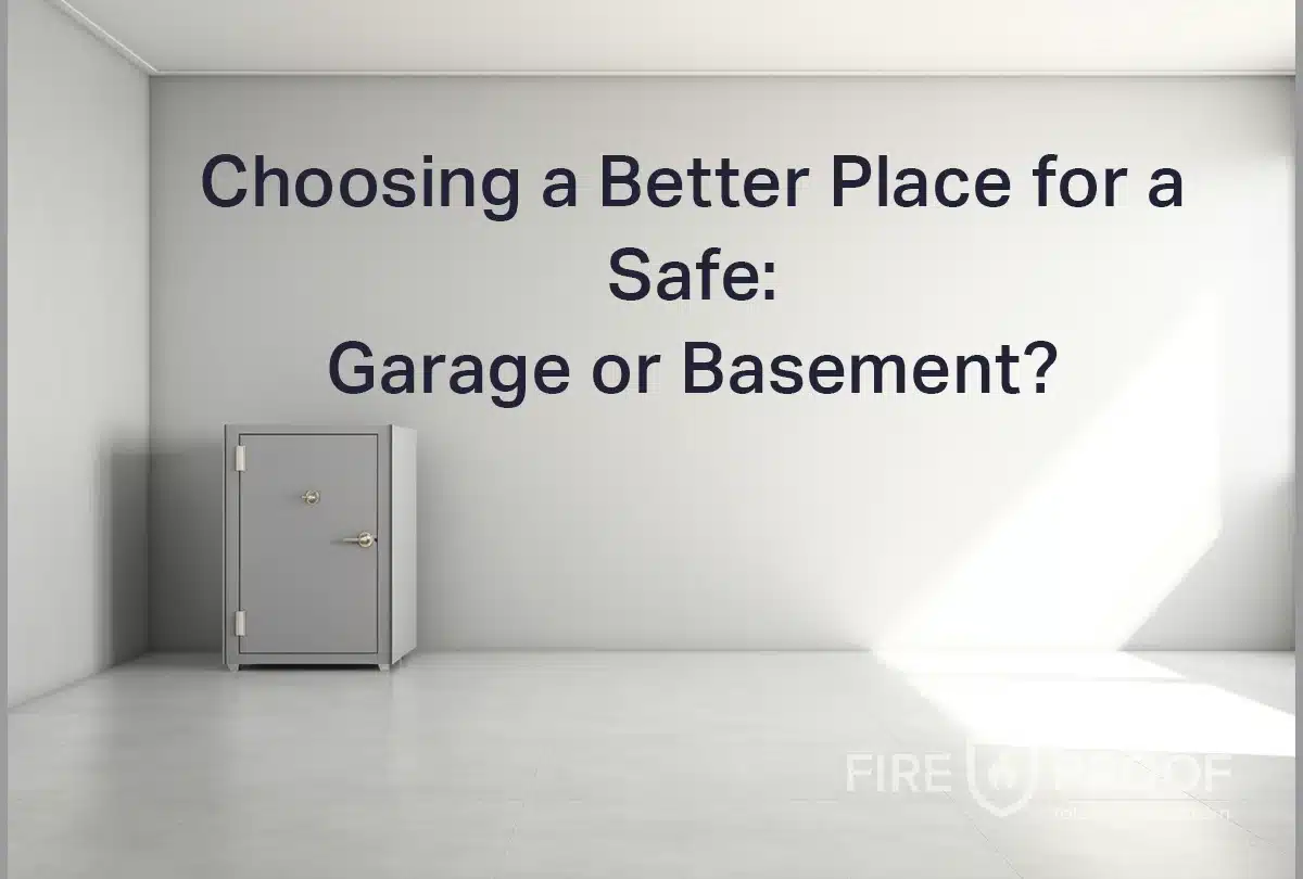 Choosing a Better Place for Safe - Garage or Basement? • Totally Fireproof